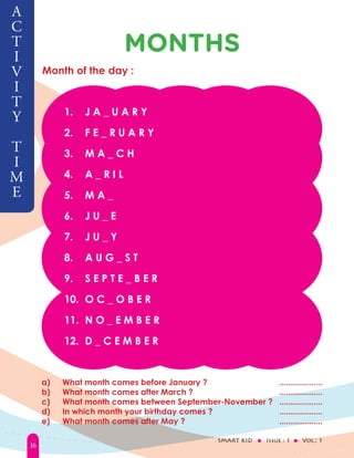 Smart kid Magazine, Children Magazine, Magazine Design | PDF