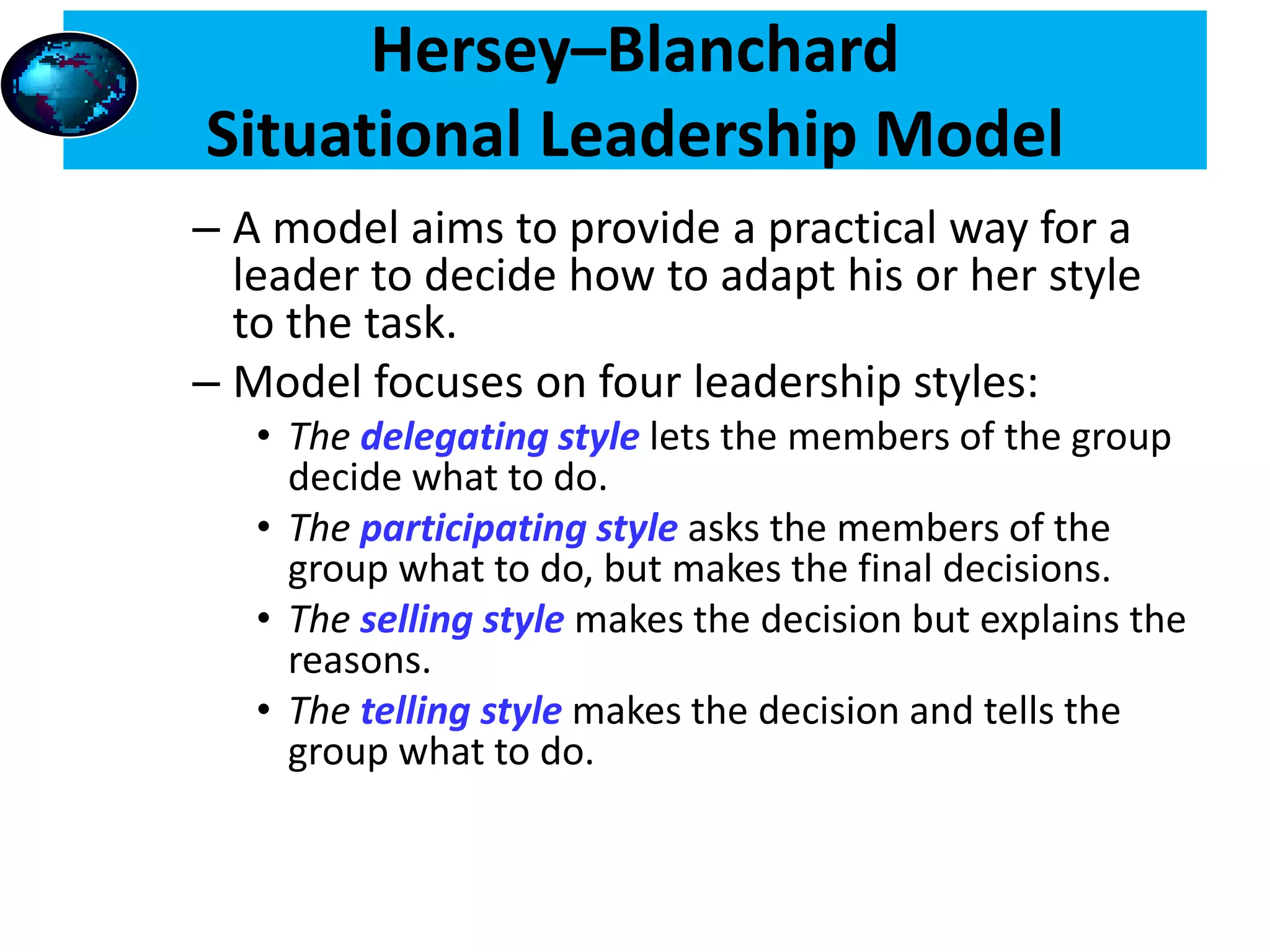 SMART LEADERSHIP (Situational Leadership) Training | PPSX