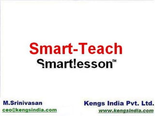 Smart lesson to create digital lessons in one step one second | PPT