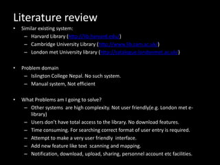 Smart library | PPTX | Web Development | Internet