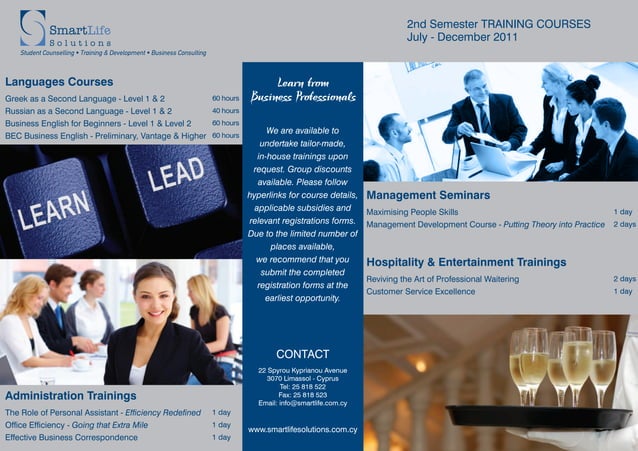 Smart Life Solutions Trainings | PDF