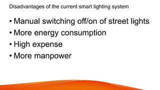Smart Lighting Using IOT | PPTX