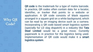 Smart logistic system (sliet)(anupam) | PPT