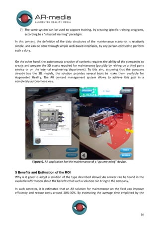 "Smart maintenance". An Augmented Reality Platform for Training and ...