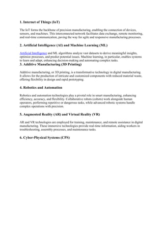 Smart Manufacturing: A Revolution in Industry 4.0 | Enterprise Wired | PDF