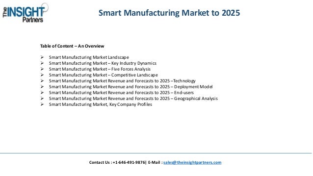 Smart Manufacturing Market: Key Trends, Demand, Growth, Size, Review ... Smart Manufacturing Market: Key Trends, Demand, Growth, Size, Review ...