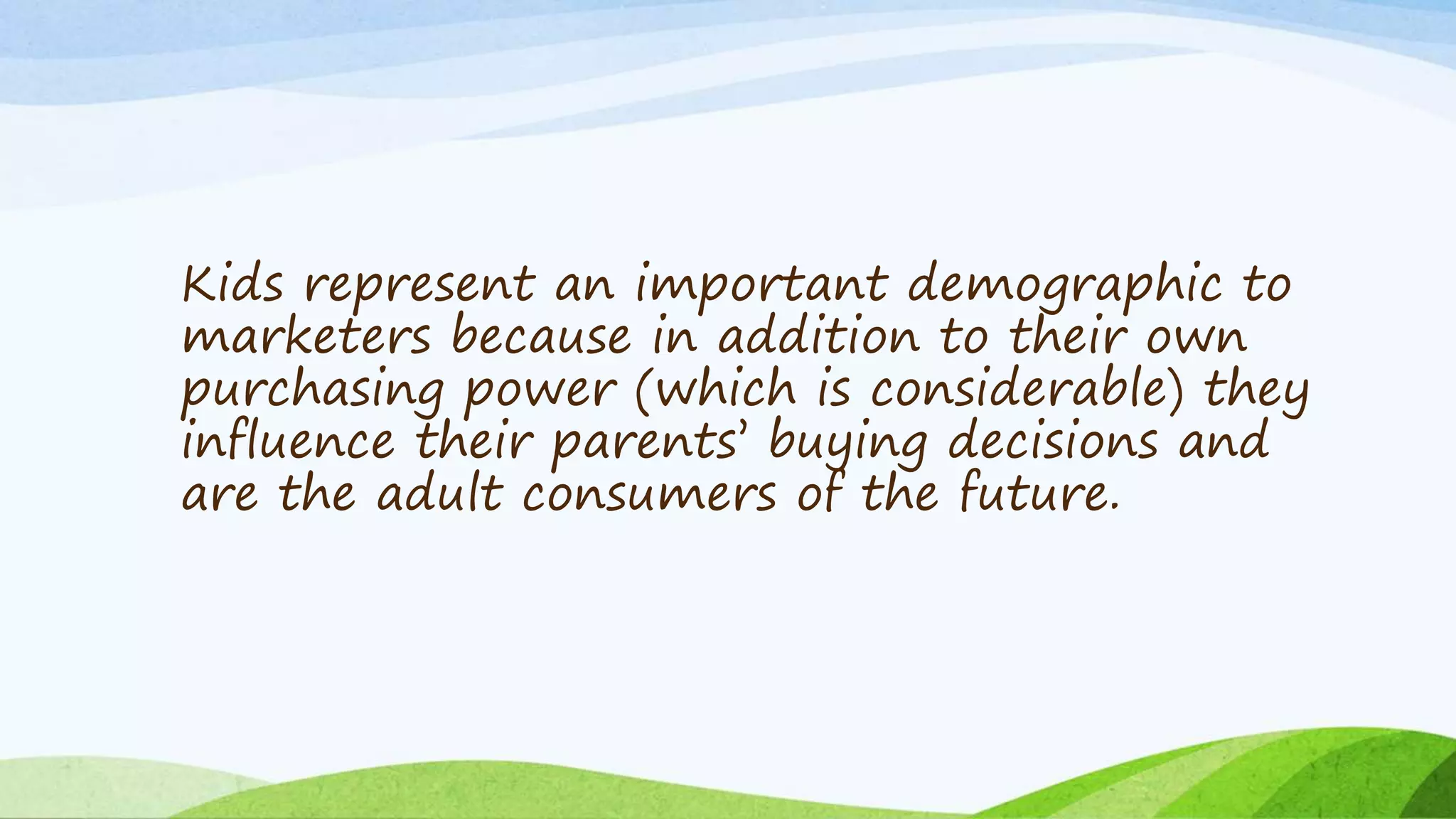 Smart Marketing for Kids | PPTX