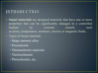 Smart material | PPT