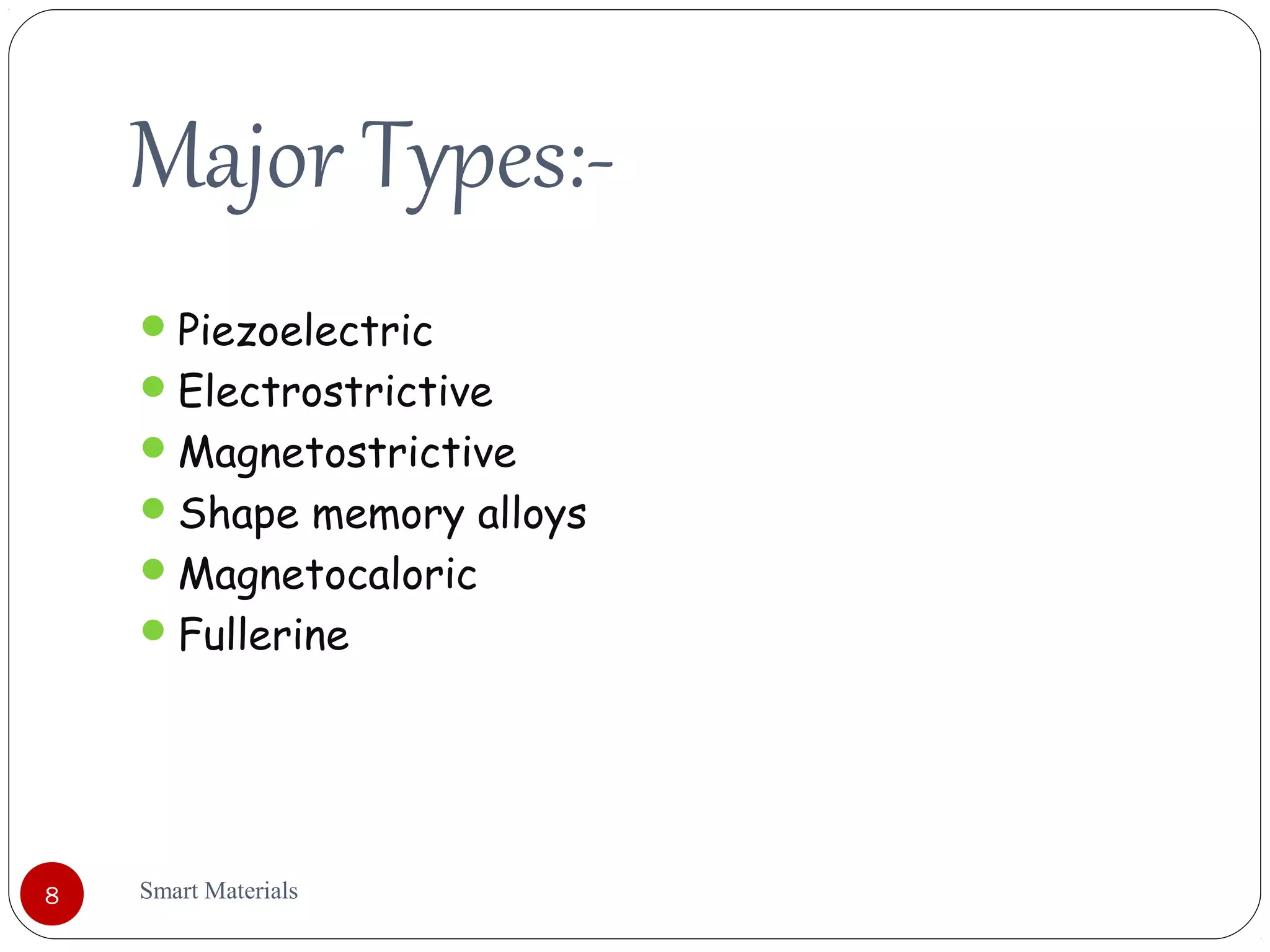 Smart material | PPT