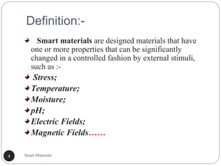 Smart material | PPT