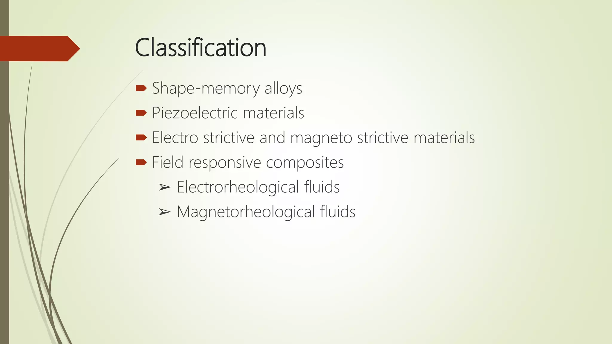 Smart material | PPTX