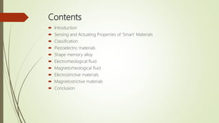 Smart material | PPTX