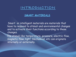 Smart material presentation | PPT