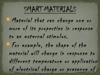 Smart materials | PPT