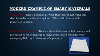 Smart materials | PPTX