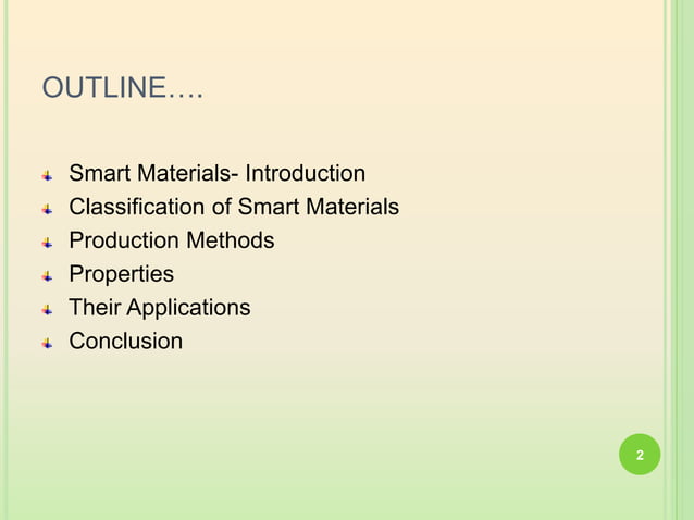 Smart materials | PPT