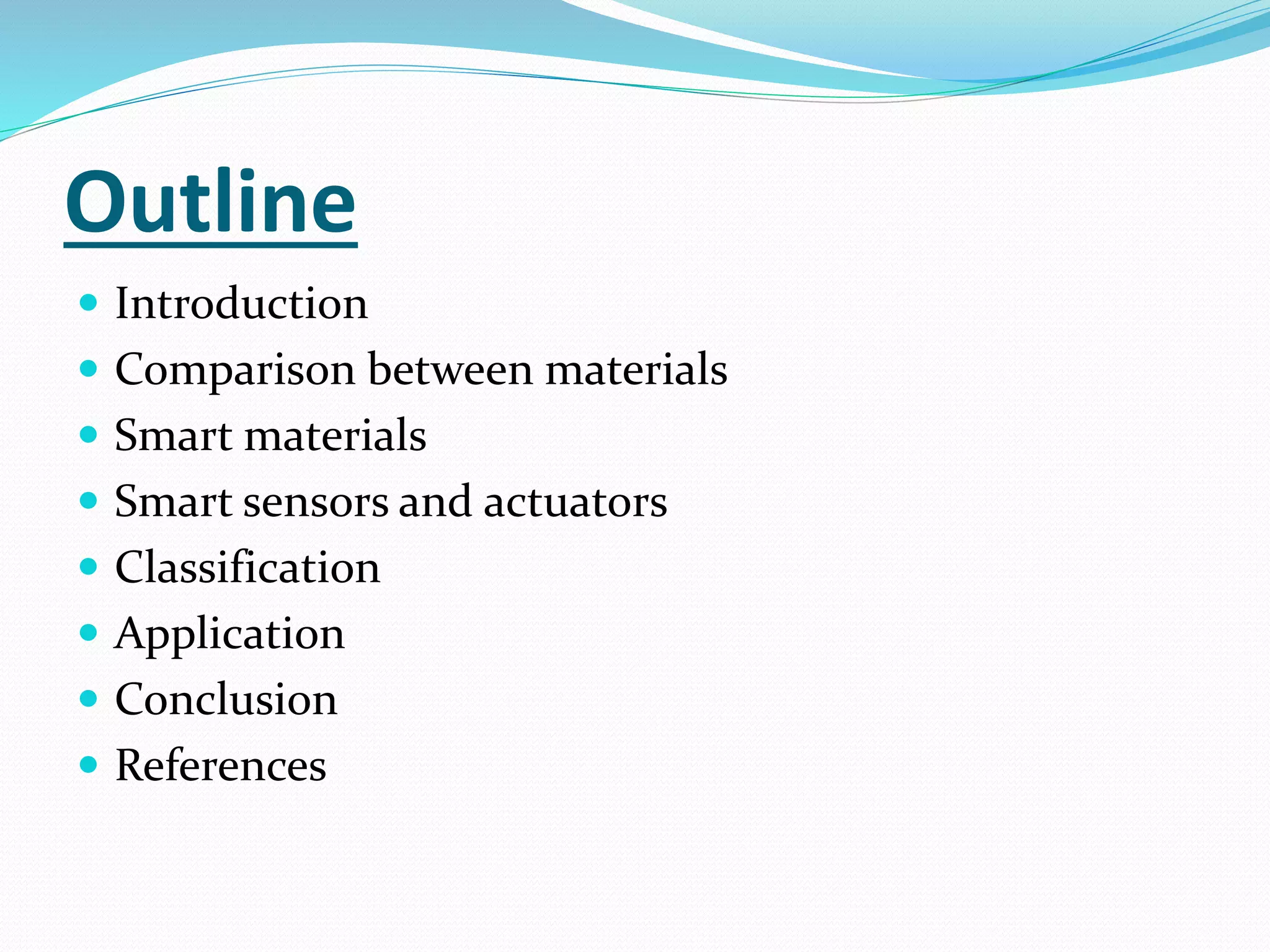 Smart materials | PPTX