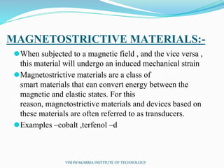 Smart materials | PPTX