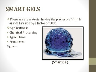 Smart materials | PPTX