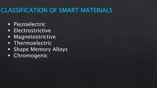 Smart materials | PPT
