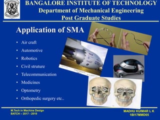 APPLICATION OF THE SHAPE MEMORY ALLOY IN ROBOTICS | PPT