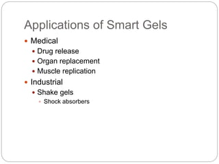 smart materials for industrial use.ppt | Chemistry | Science