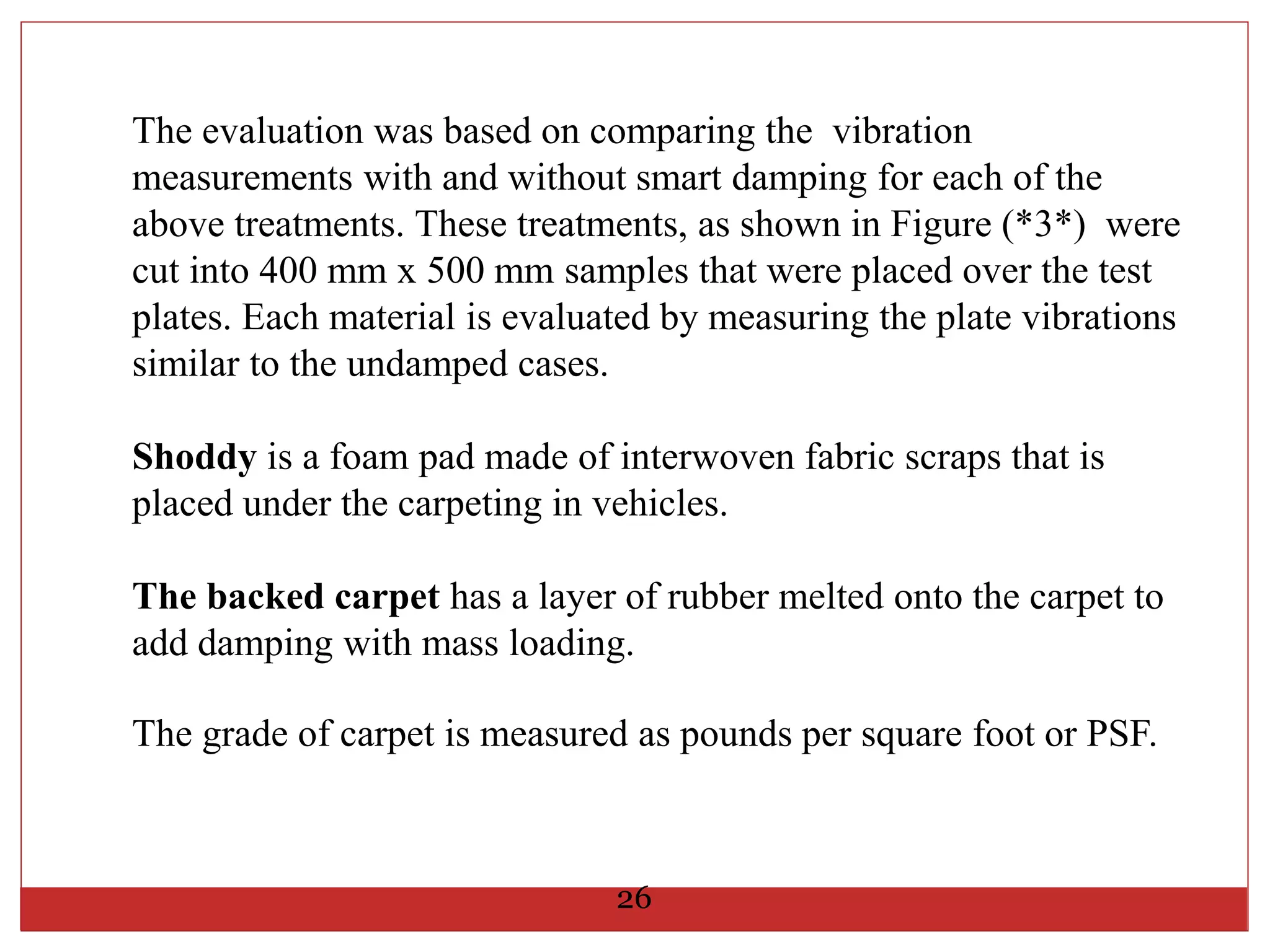 Smart materials for vibration reduction | PPTX