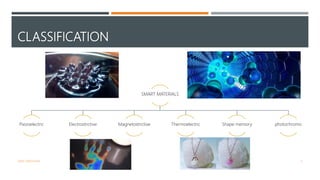 Smart materials & shape memory alloys | ABIN ABRAHAM | PPTX