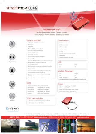 Smartmax with SDI12 MA – 7020 - Maxon Solutions | PDF
