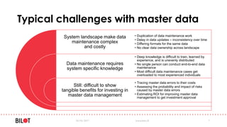 Masterdata - why it matters and how SmartMDM™ can help? | PDF