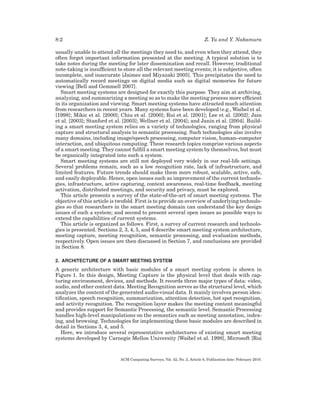 Smart meeting systems a survey of state of-the-art | PDF