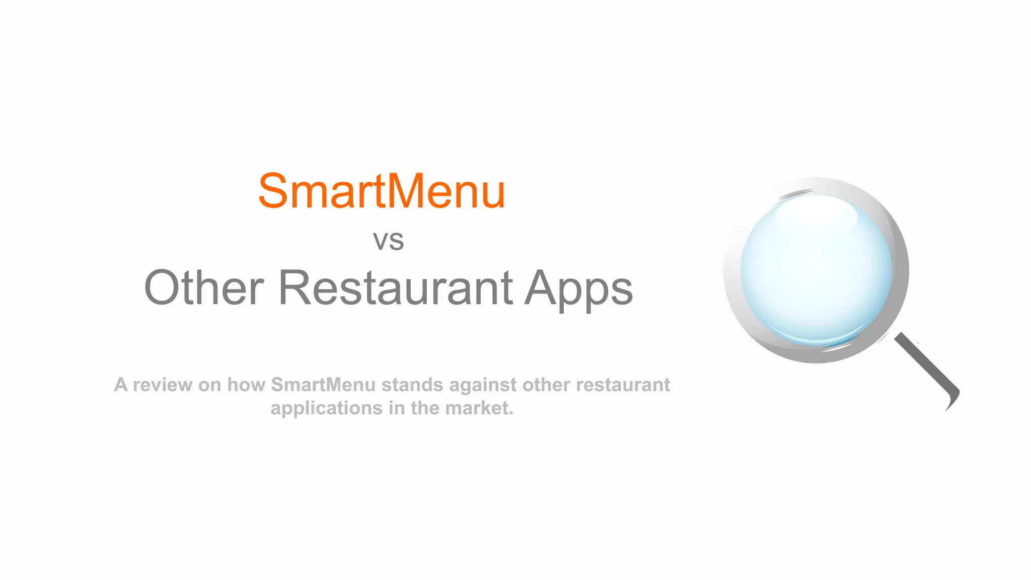 SmartMenu comparison with legacy Restaurant POS apps | PPTX