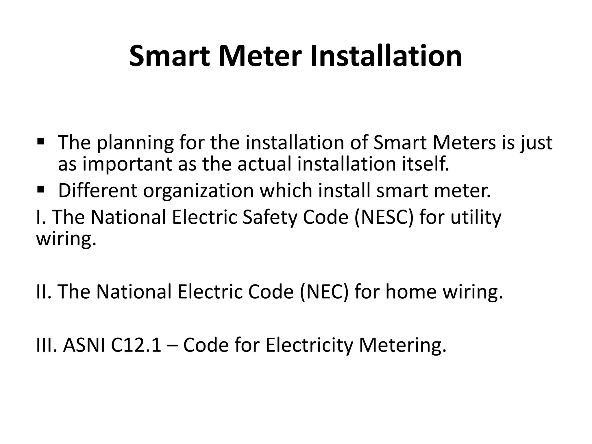 Smart energy metering system | PPTX