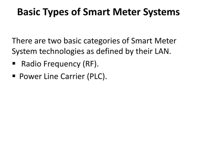 Smart energy metering system | PPTX