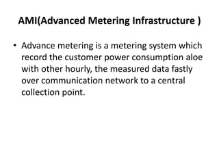 Smart energy metering system | PPTX