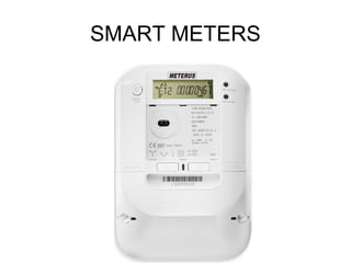 Smart Meters | PPT | Internet of Things | Internet
