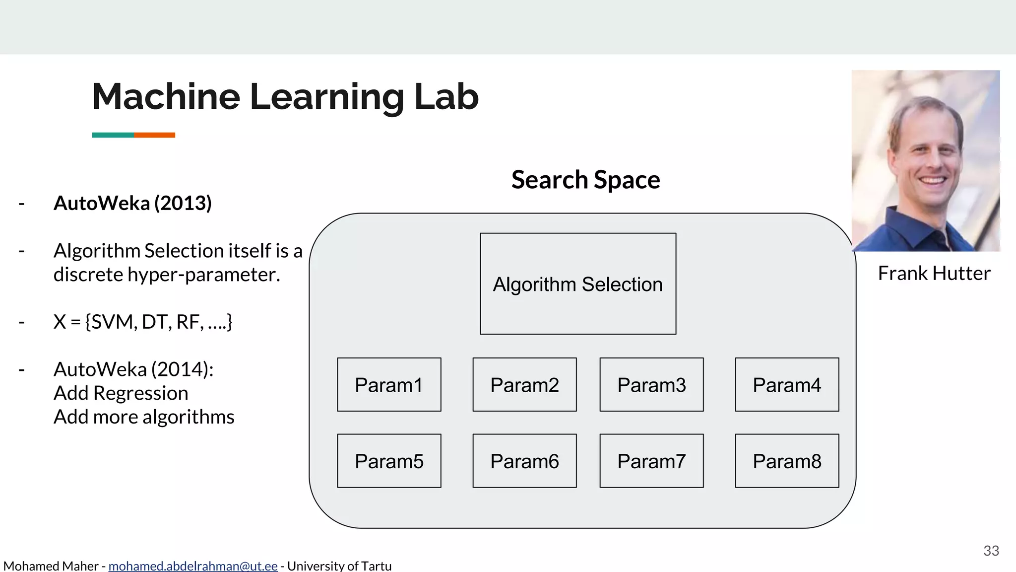 Automated Machine Learning and SmartML