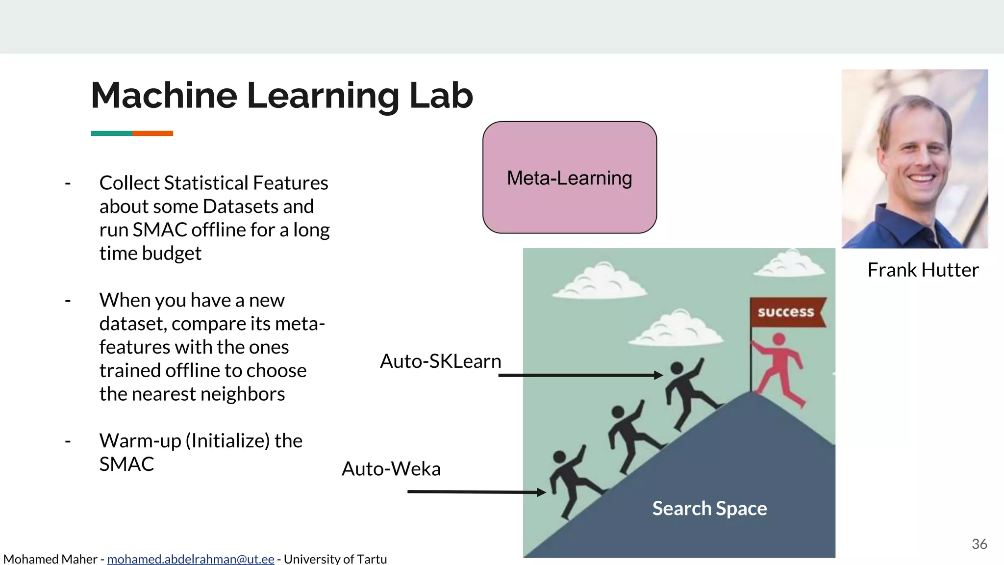 Automated Machine Learning and SmartML