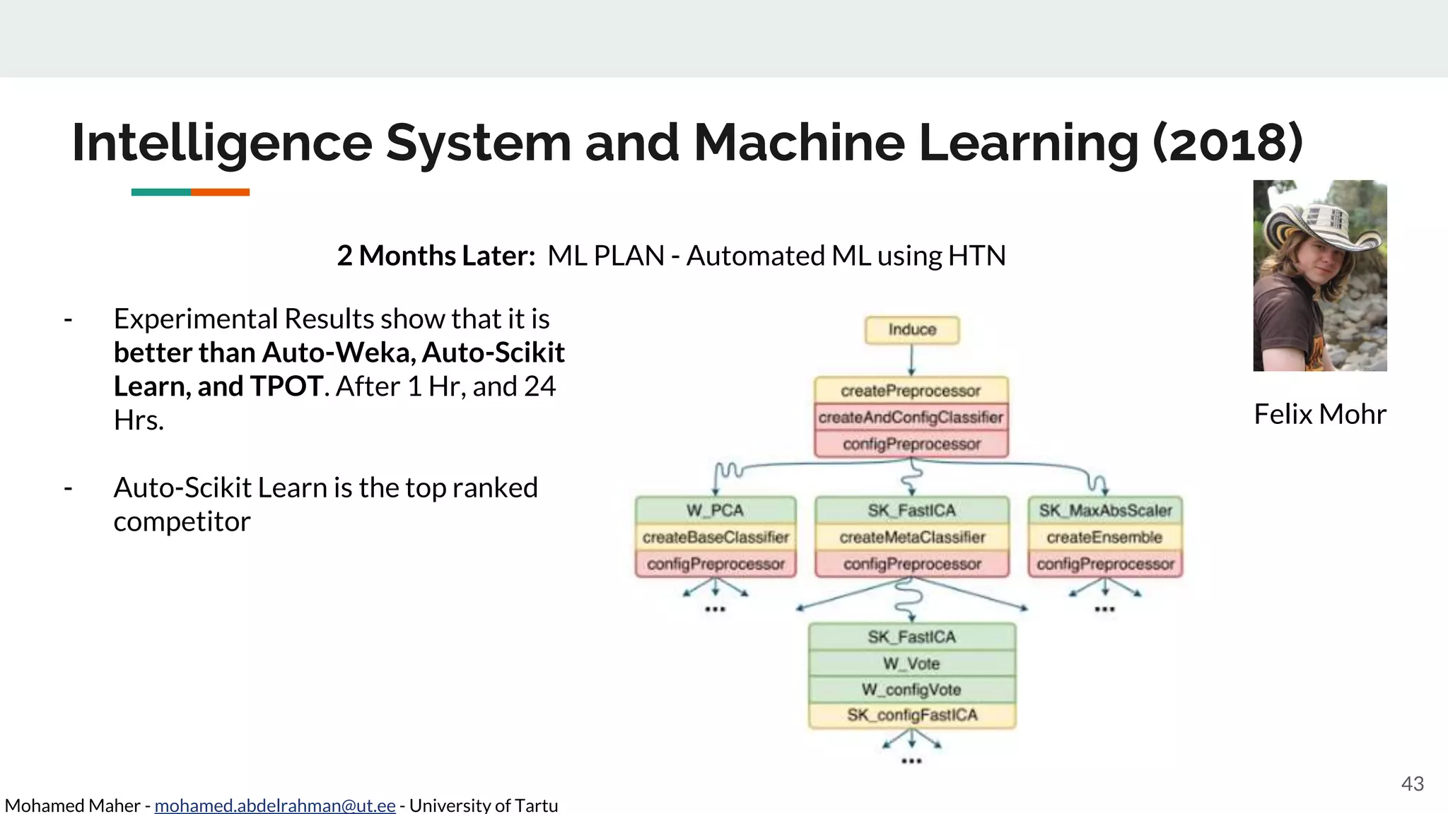 Automated Machine Learning and SmartML