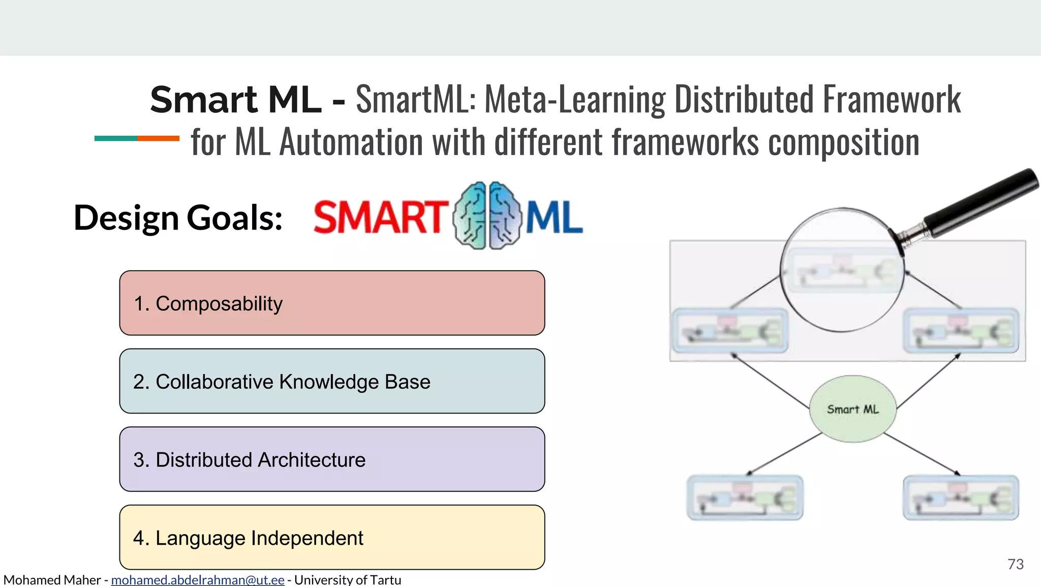 Automated Machine Learning and SmartML