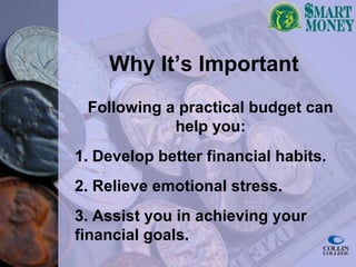 Smart money budgets | PPT