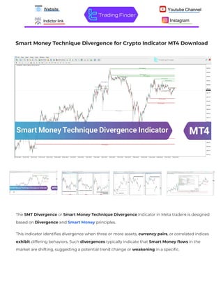 Smart Money Technique Divergence for Crypto Indicator MT4 Download | PDF