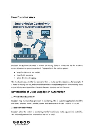 Smart Motion Control with Encoders in Automated Systems | PDF