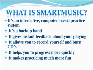 Smartmusic Ppt | PPT