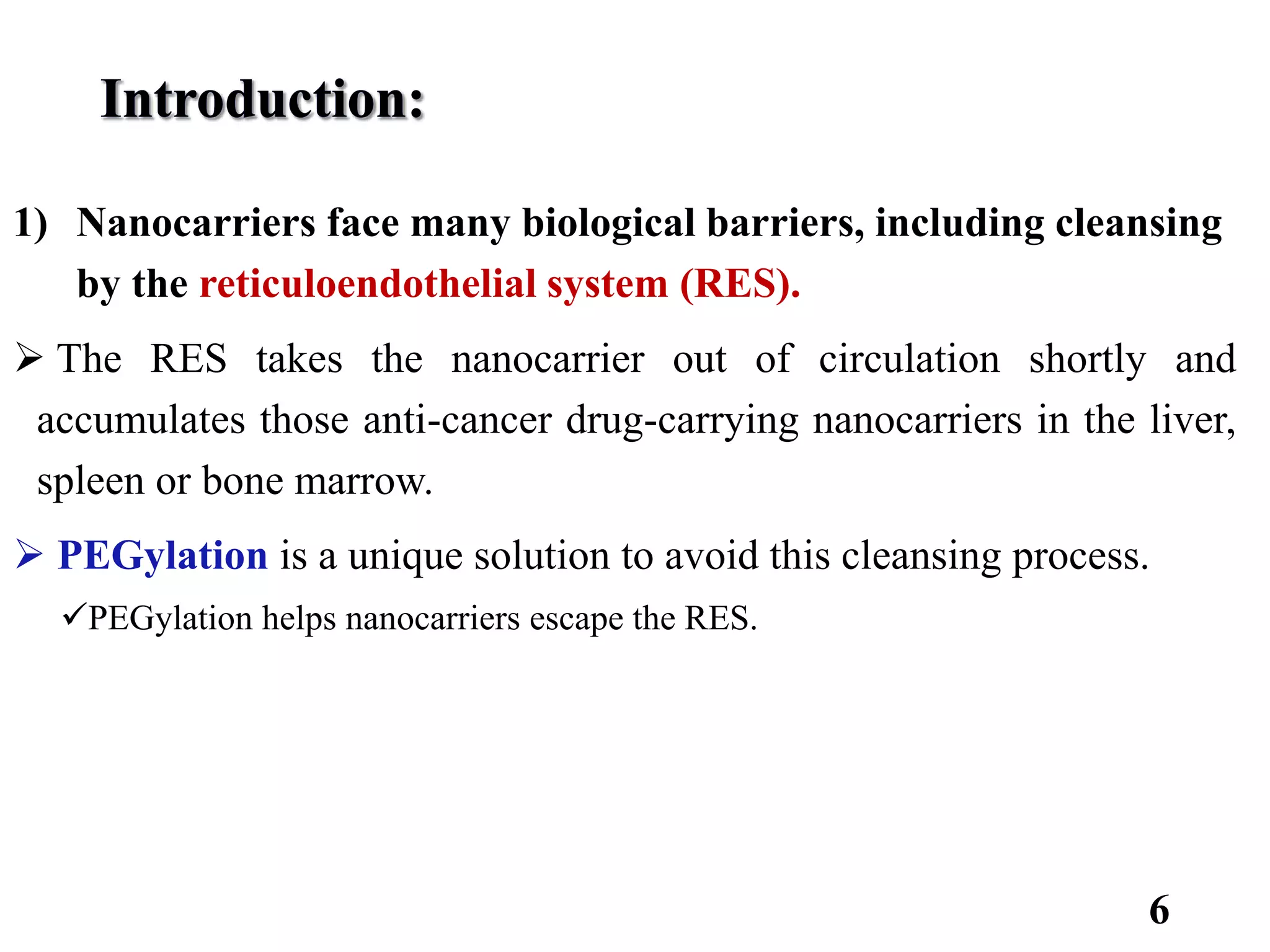 Smart nanocarriers as novel drug delivery systems in cancer therapy | PPTX