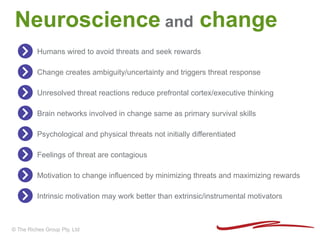 Giving Change Leaders the Edge with Neuroscience | PPT