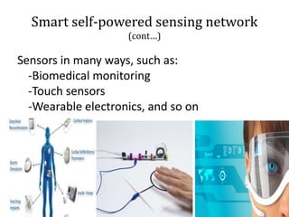 Smart Network Node Based on Hybrid Nanogenerator | PPTX