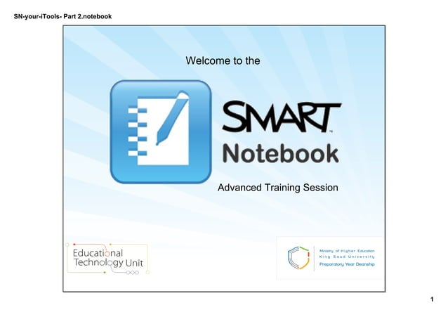 Smart notebook advanced 2 | PPT