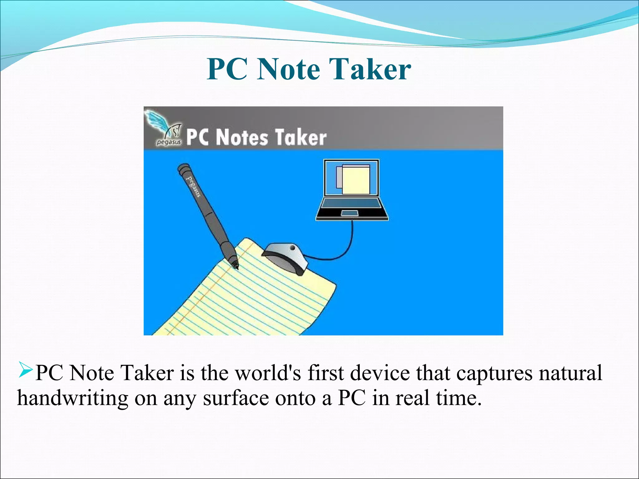 Smart note taker | PPT