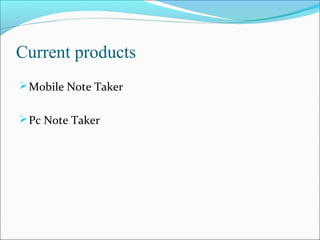 Smart note taker | PPT | Desktop Publishing | Computer Software and ...